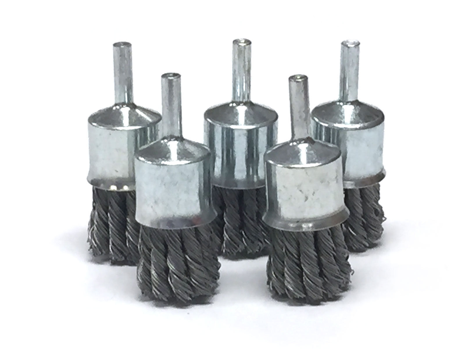 1" Knot Wire End Brush - Carbon Steel Wire - 5 Pack | eBay